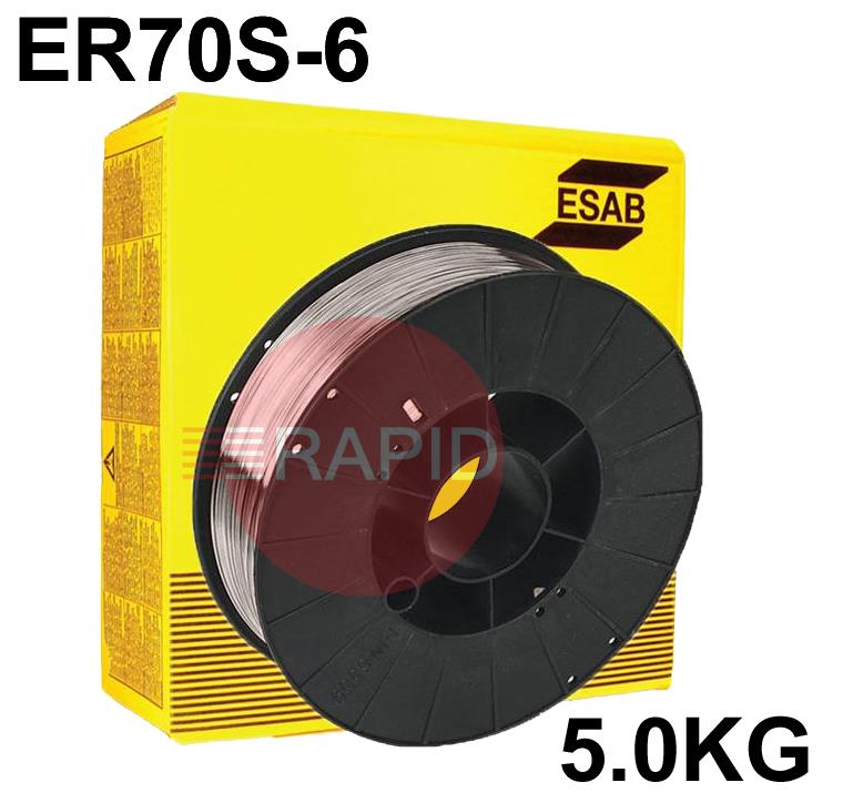 ESAB OK AristoRod 12.50, Premium A18 MIG Wire, 5Kg Reel, ER70S-6 ...